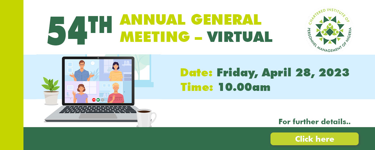 54th Annual General Meeting - CIPM Nigeria