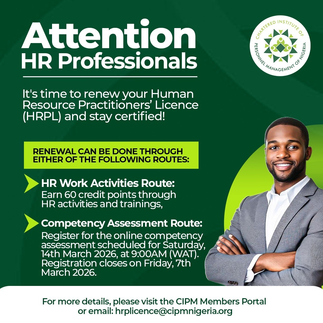 HRPL Competency Assessment Curriculum - CIPM Nigeria